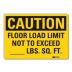 Load Capacity Signs - Grainger Industrial Supply