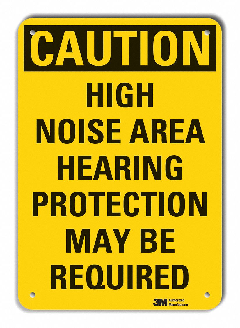 LYLE Caution Sign, Sign Format Traditional OSHA, High Noise Area ... LYLE Caution Sign, Sign Format Traditional OSHA, High Noise Area ...