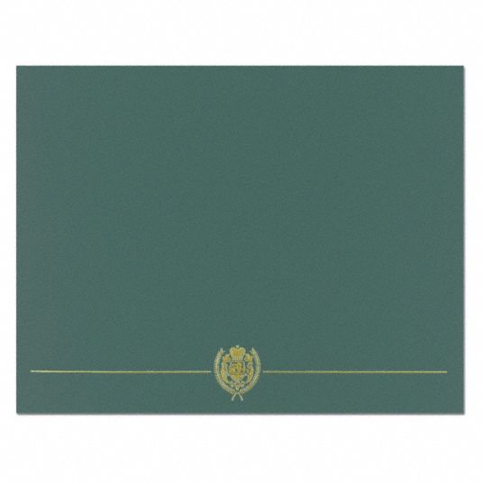 GREAT PAPERS, Card Stock, Gold/Green, Certificate Cover - 49EG49|038950 ...