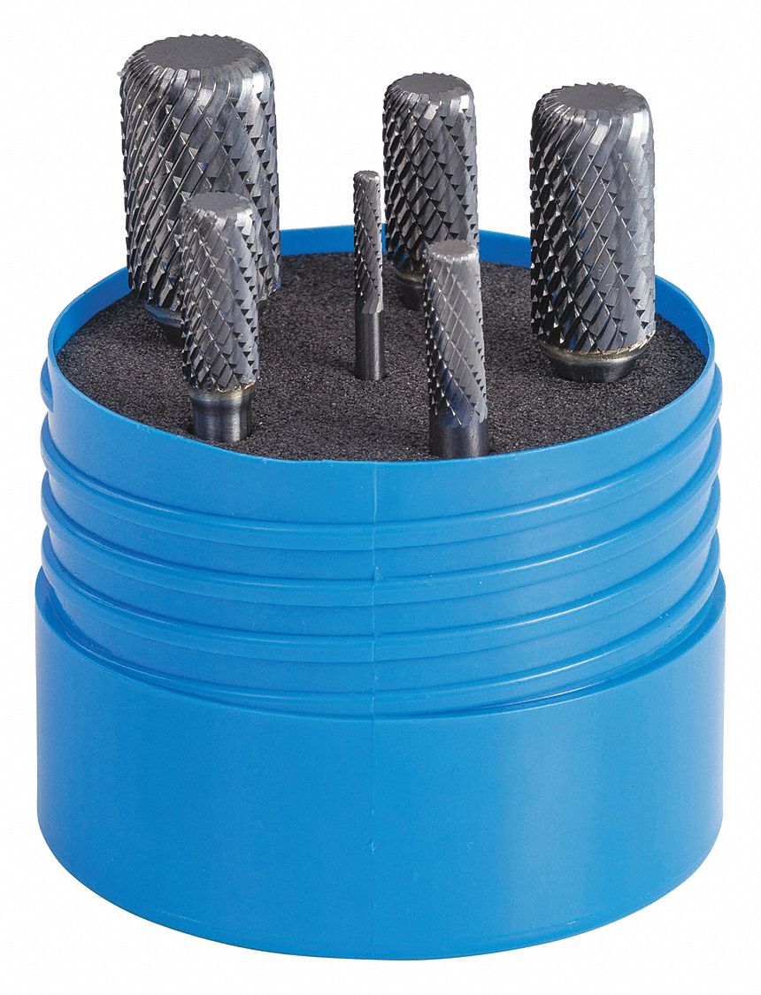 SGS PRO, 1/8" & 1/4" Shank, Double Cut, Carbide Bur Set - 49EJ85|18240 ...