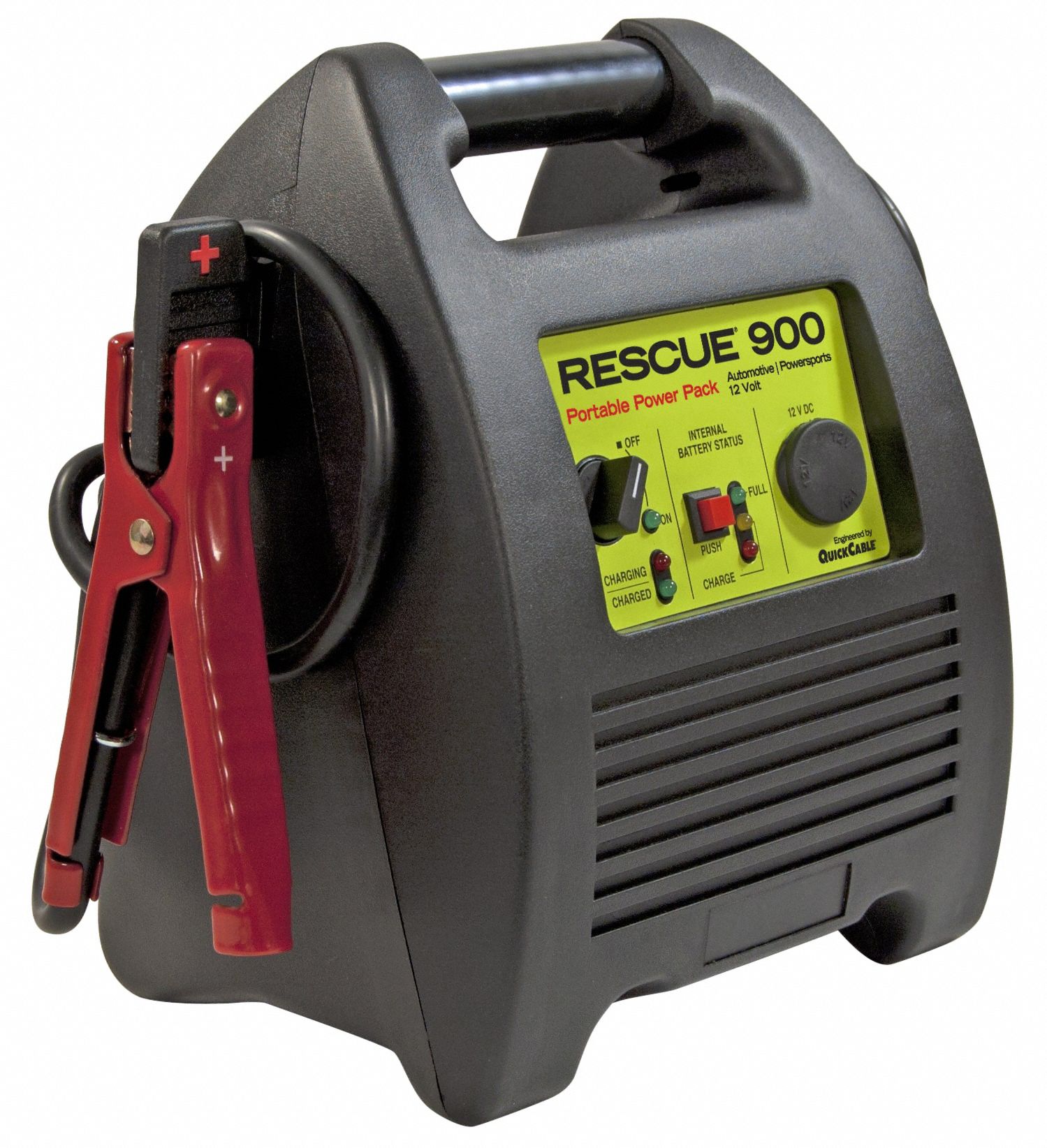 QUICKCABLE Portable Power Pack: Boosting, For 12 V DC Battery Volt, 2 A ...