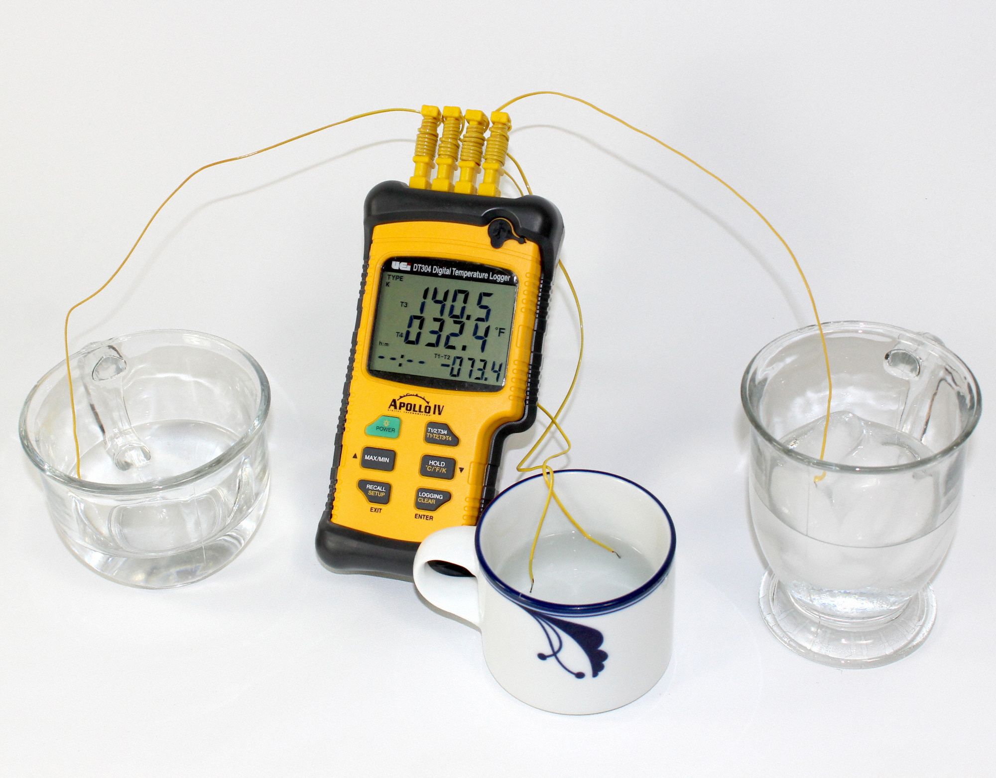 UEI TEST INSTRUMENTS Digital Temperature Logger: Thermocouple, 4 ...
