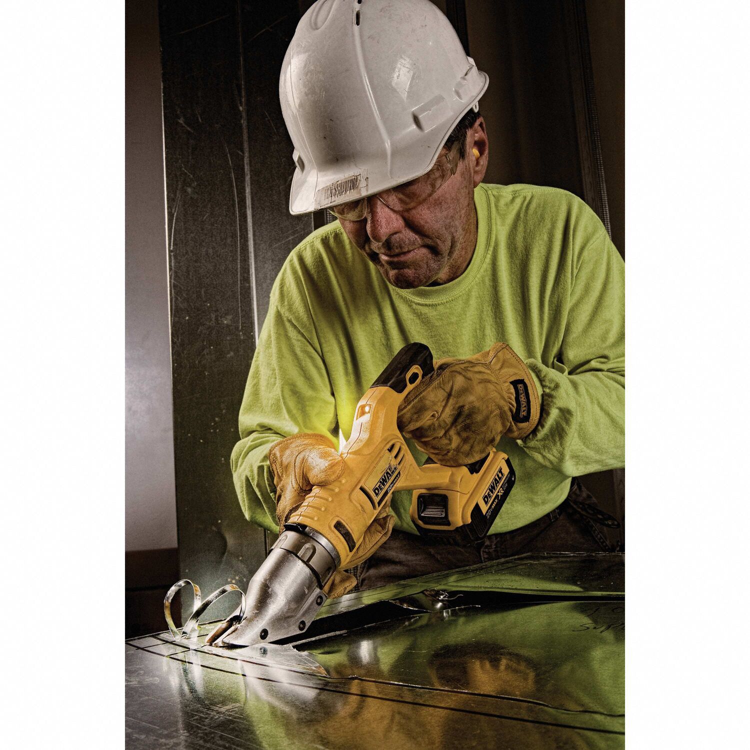 DEWALT Shear: Mild Steel/Stainless Steel, 20V DC, Double Cut Cutting ...