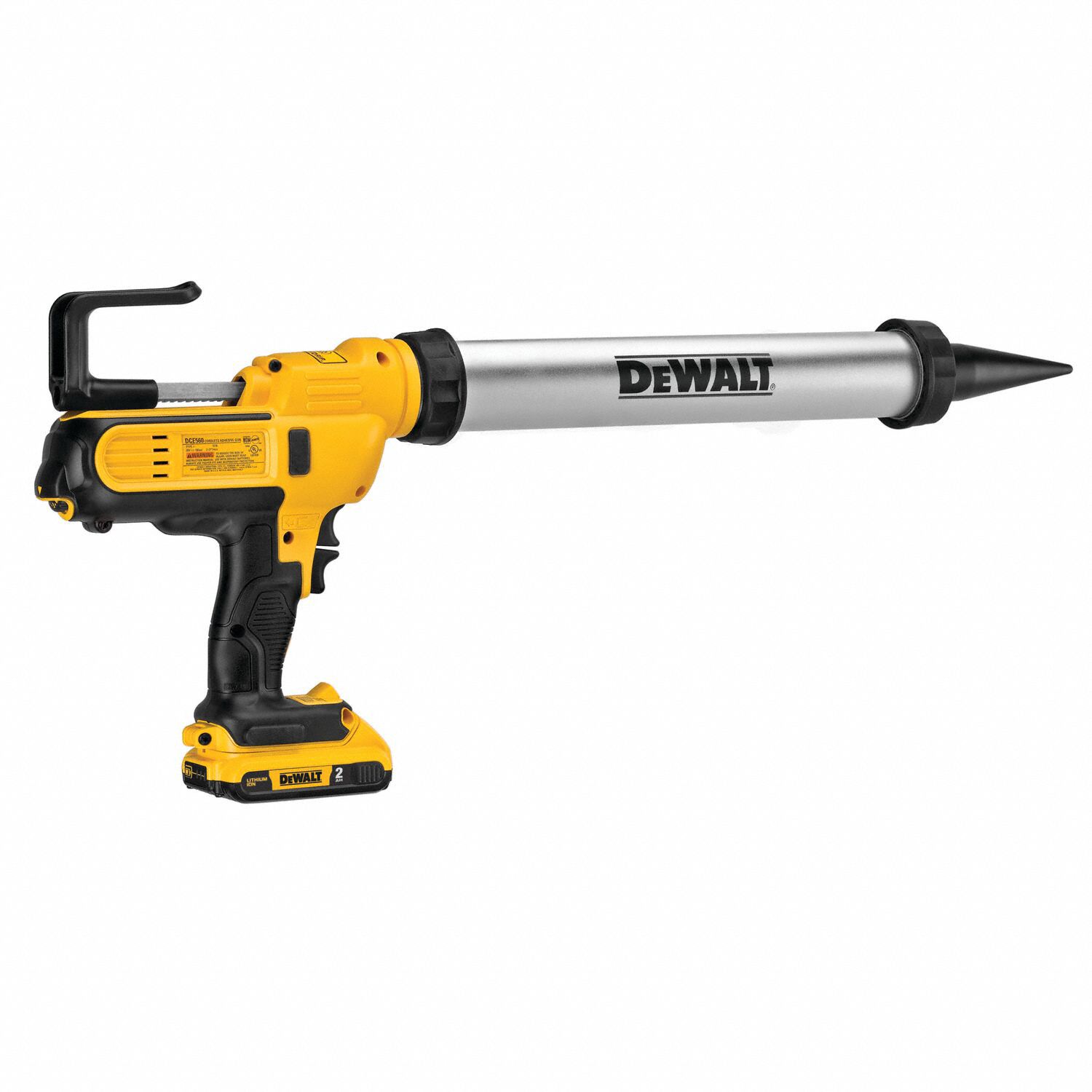 DEWALT Caulk Gun Kit: 20V DC, Sausage Pack, 600 mL For Container Size ...