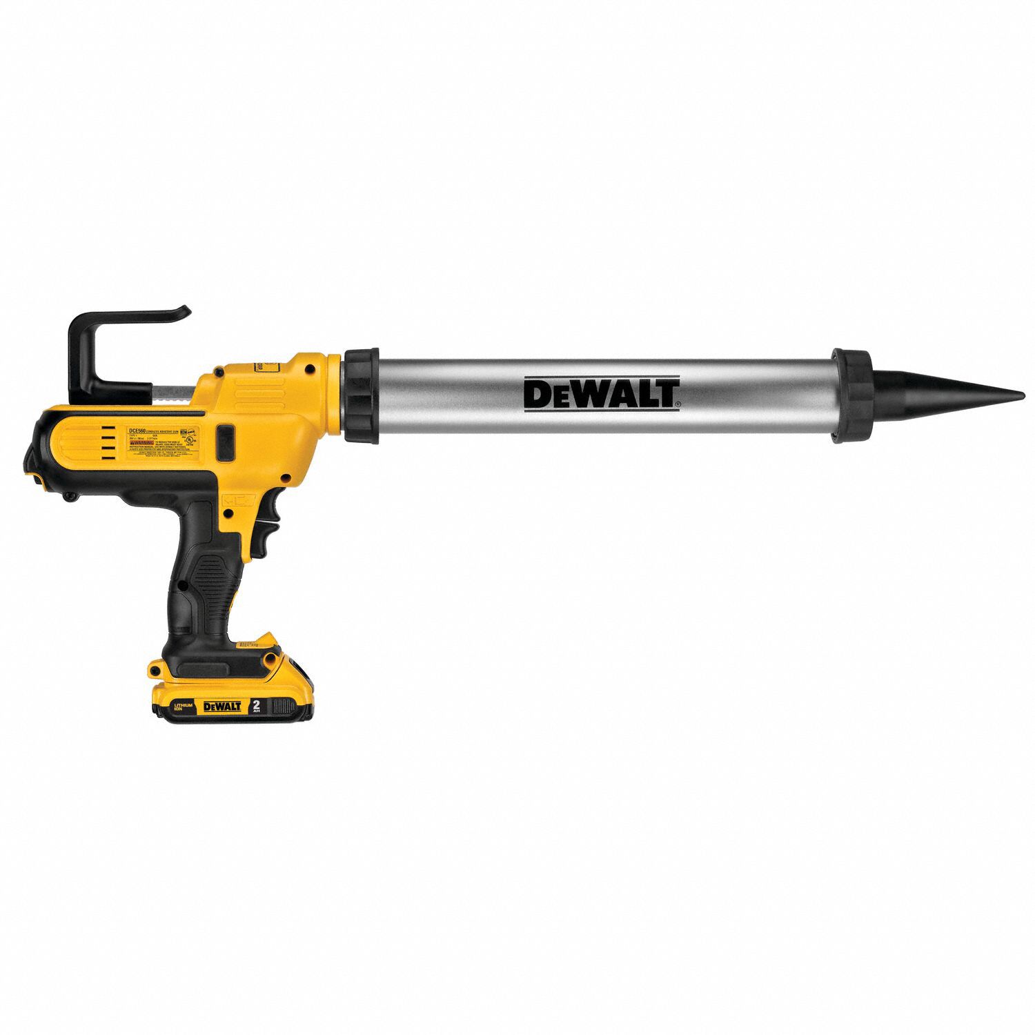 DEWALT Caulk Gun Kit: 20V DC, Sausage Pack, 600 mL For Container Size ...
