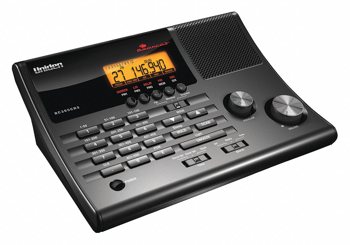 UNIDEN, Desktop, Analog, Desktop Police Scanner - 49EV88|BC365CRS ...