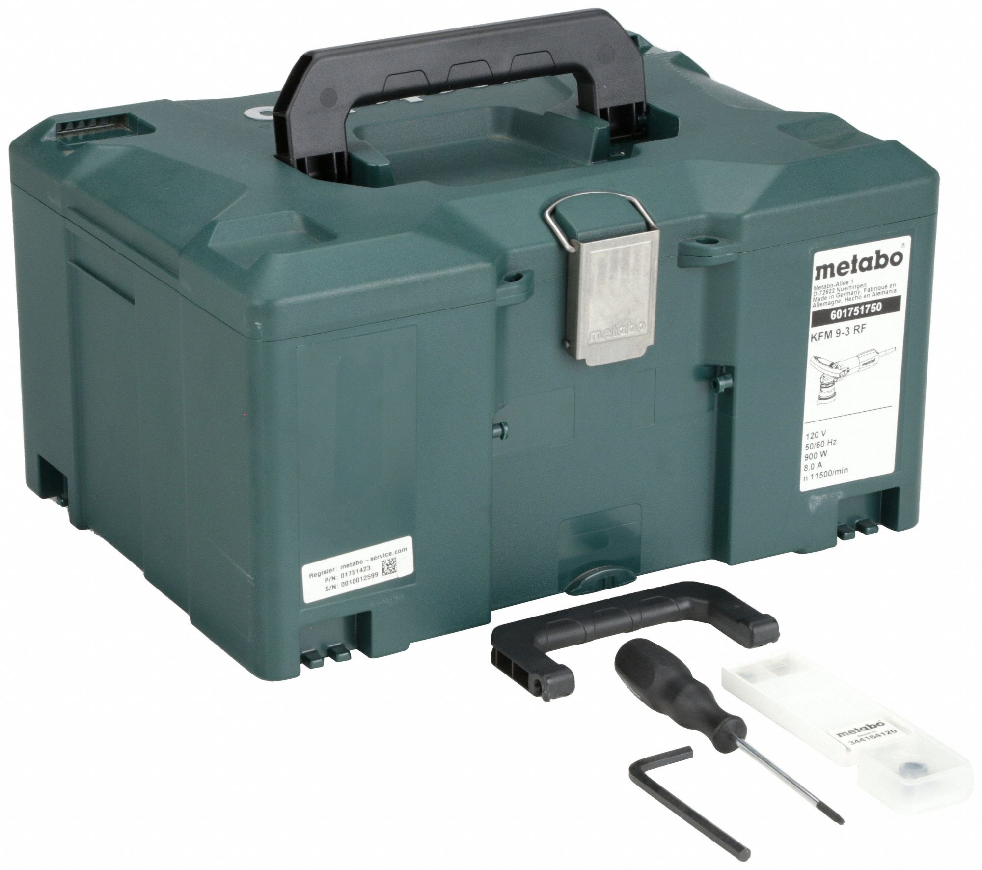 METABO Beveling Machine: 115V, 1.25 hp, 7/64 in Min Thick, 45°, 5/32 in ...