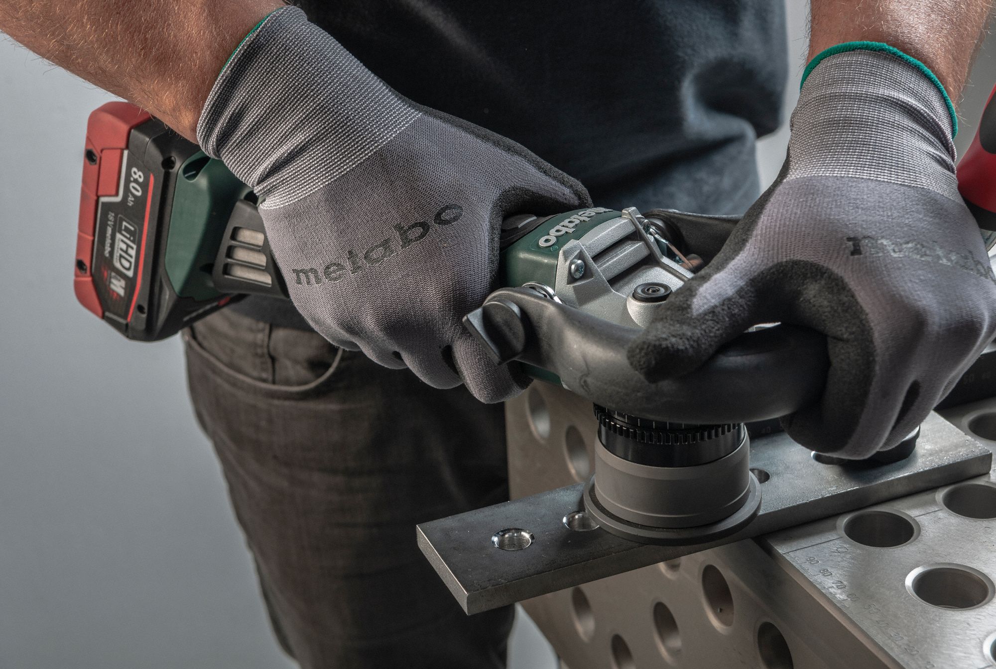 METABO Cordless Handheld Beveler: 18 V, Bare Tool, For Metal, For Plate ...