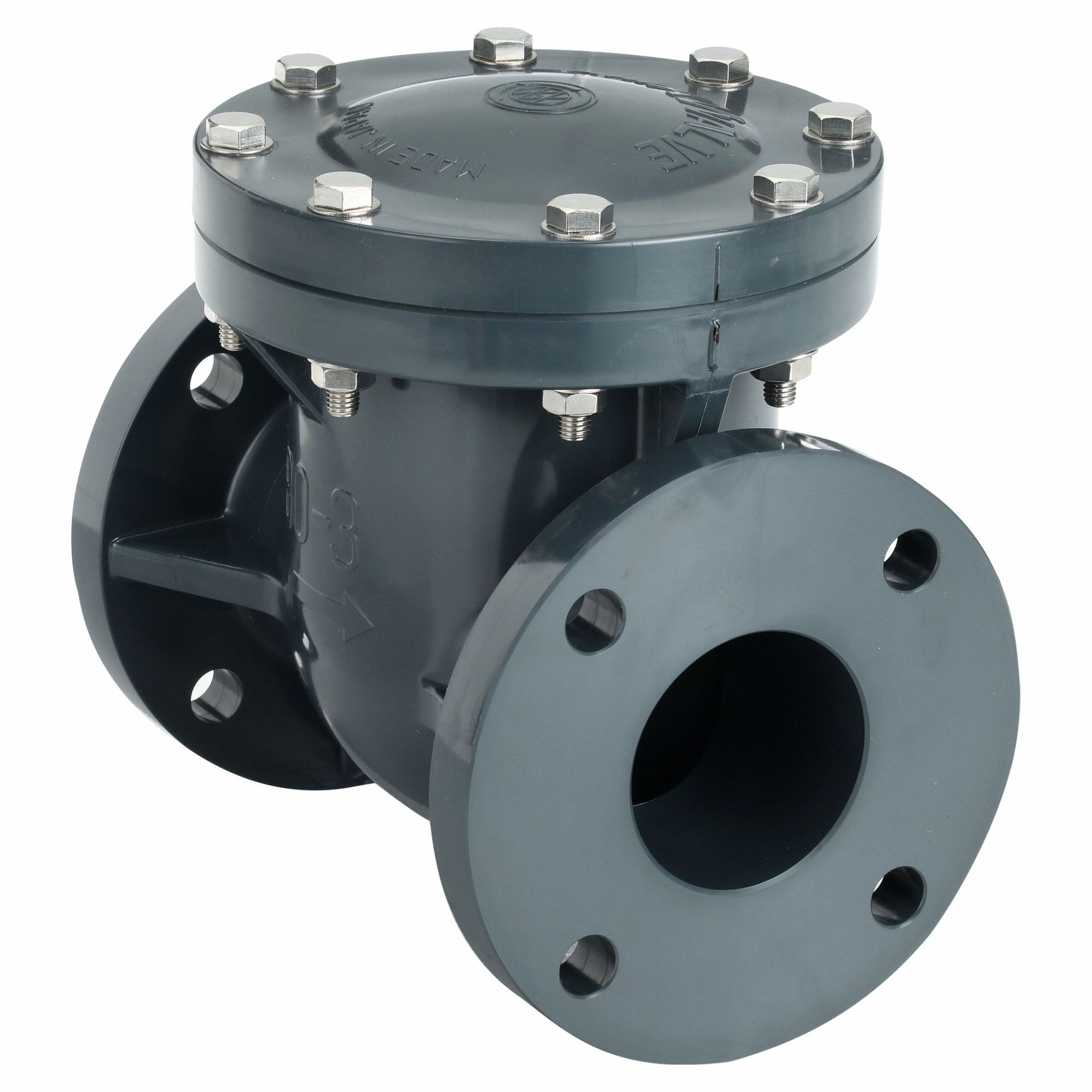 ASAHI, Swing, Inline Valve Body, Swing Check Valve - 49EZ91|1201040 ...