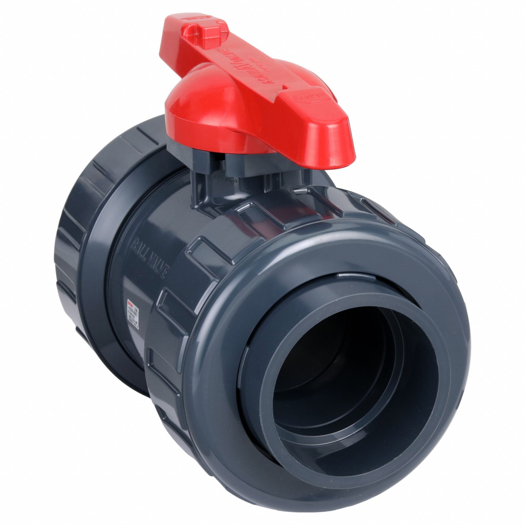 ASAHI, 4 in, PVC, Manual Two-Way Ball Valve - 49FA47|1602040 - Grainger