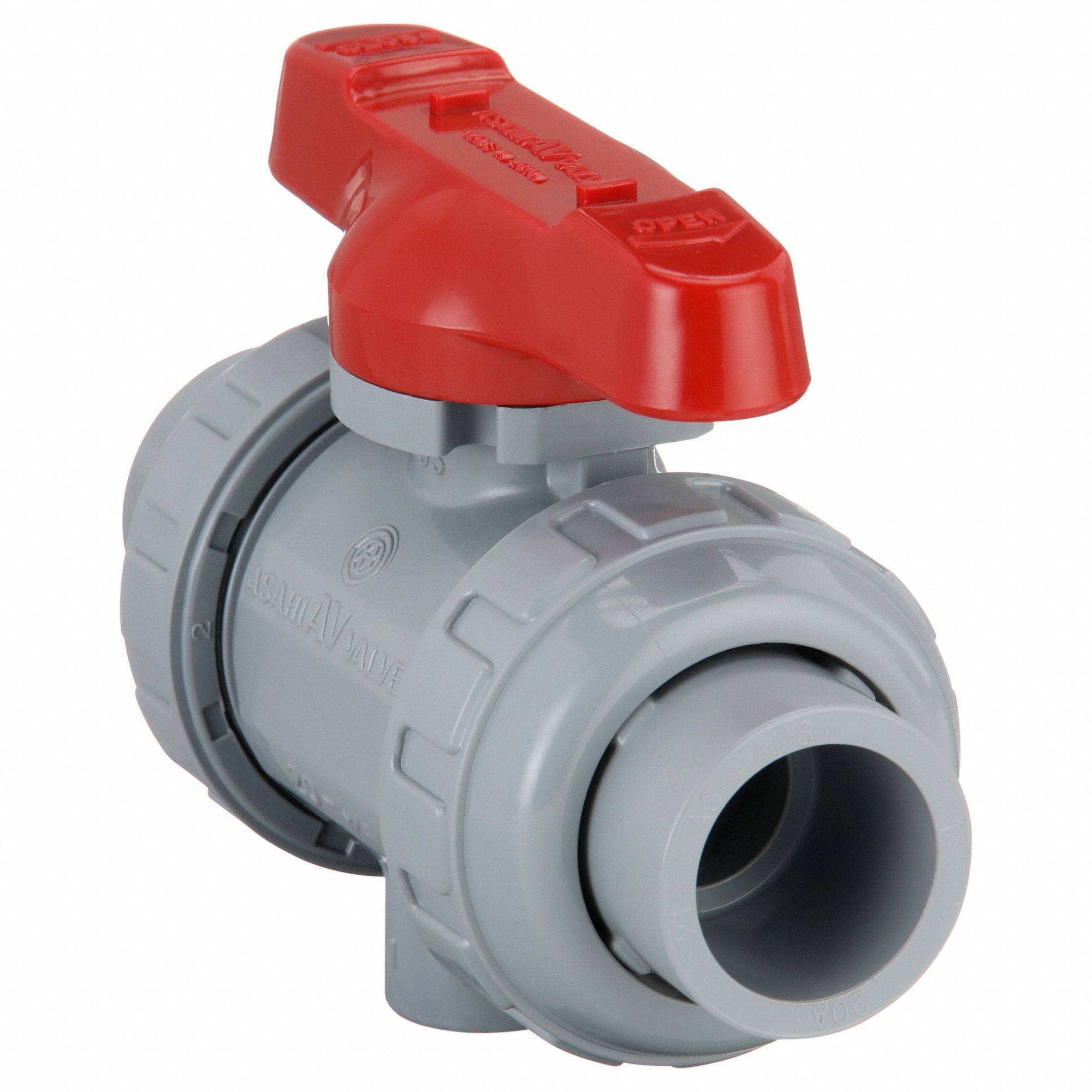 ASAHI, 3/4 in, CPVC, Manual Two-Way Ball Valve - 49FA76|1613007 - Grainger