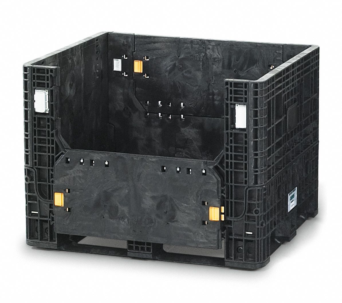 ORBIS Collapsible Bulk Container: 25.2 cu ft, 47 3/8 in x 39 5/8 in x ...