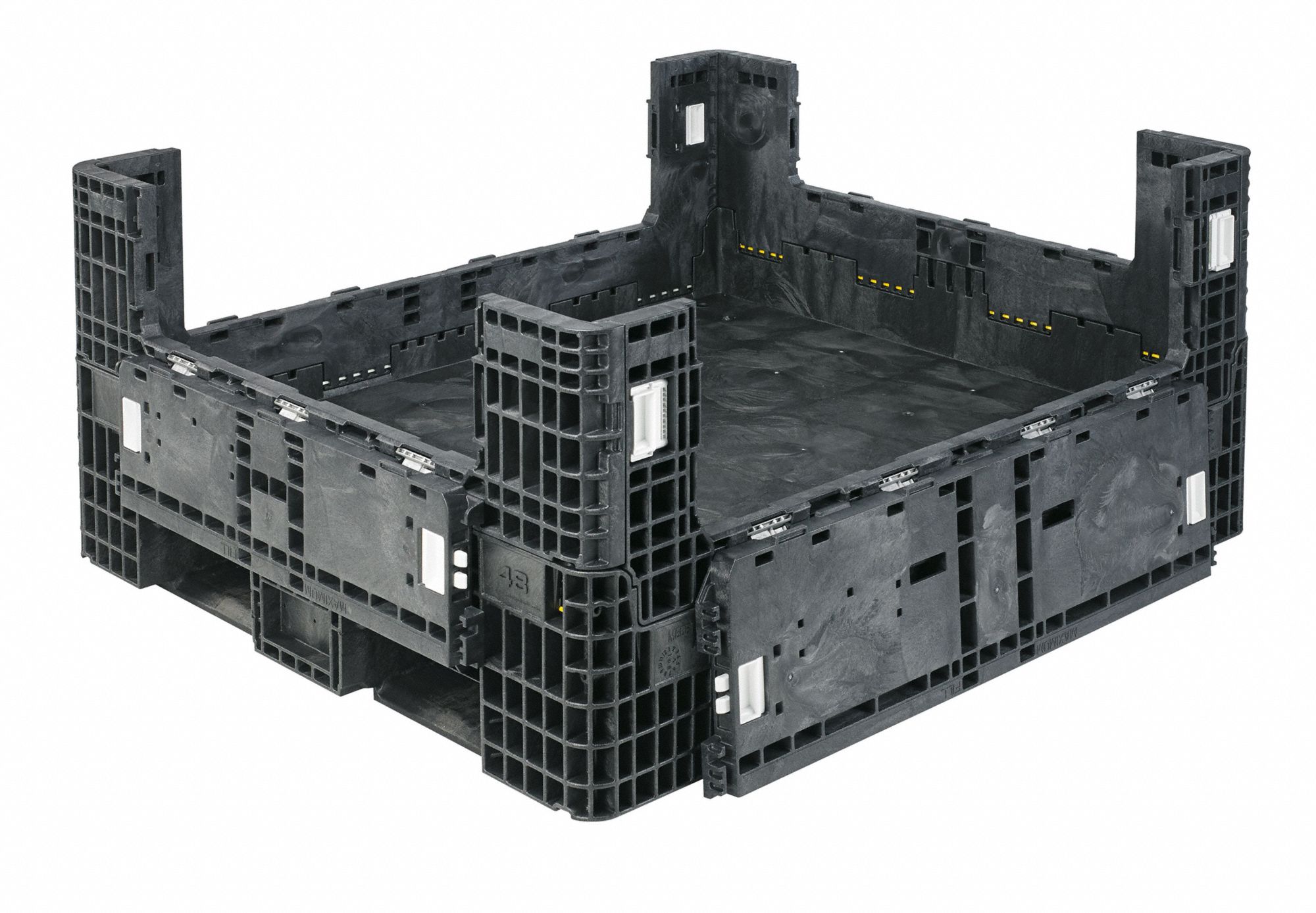 ORBIS Collapsible Bulk Container: 24.5 cu ft, 56 5/8 in x 48 in x 25 5/ ...