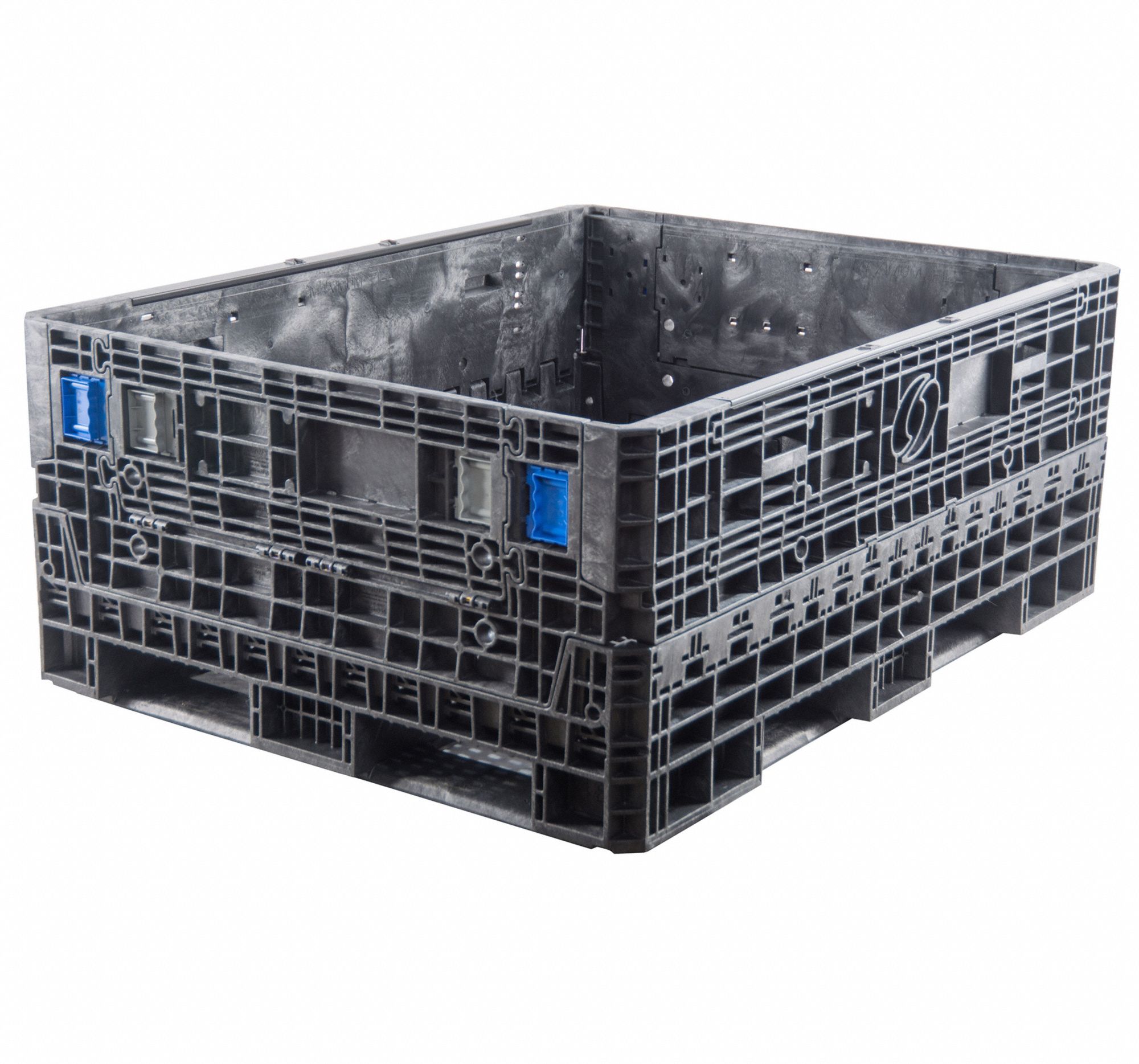 ORBIS Collapsible Bulk Container: 28.7 cu ft, 62 1/2 in x 48 in x 25 in ...