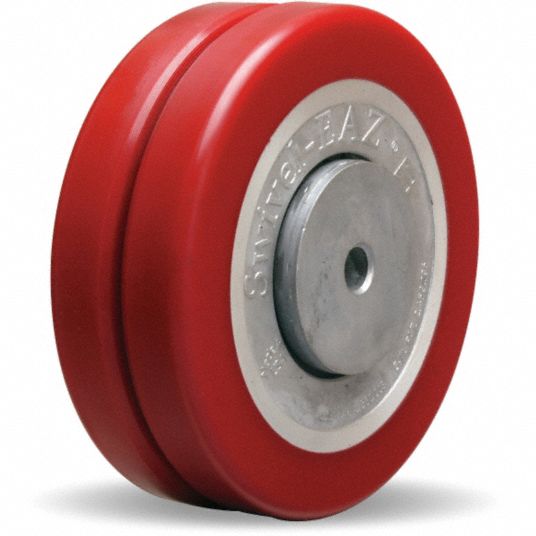 6 in Wheel Dia., 2 in Wheel Wd, Caster Wheel - 49H461|W-620-SWF-1/2 ...