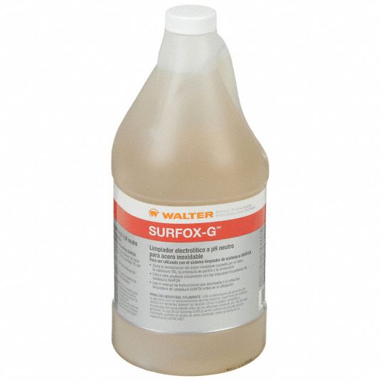 WALTER SURFACE TECHNOLOGIES, Surfox-G, 500 mL, pH Neutral Weld Cleaning ...
