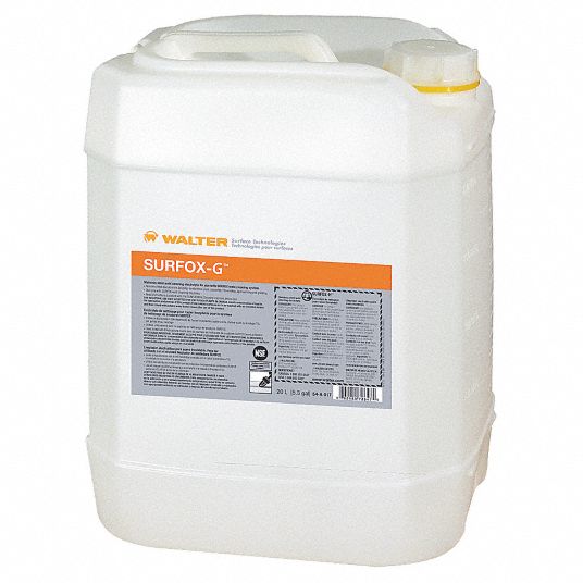 WALTER SURFACE TECHNOLOGIES, Surfox-G, 5.2 gal, pH Neutral Weld ...
