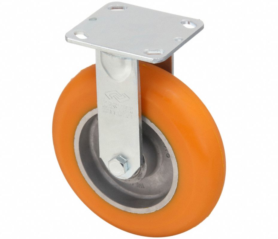 APPROVED VENDOR Rueda con Placa,Poliuretano,Fija - 49H870 | CDP-G-15 ...