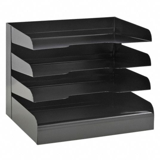 BUDDY PRODUCTS, 4 Compartments, Steel, Desktop Separator - 49J386|0404 ...