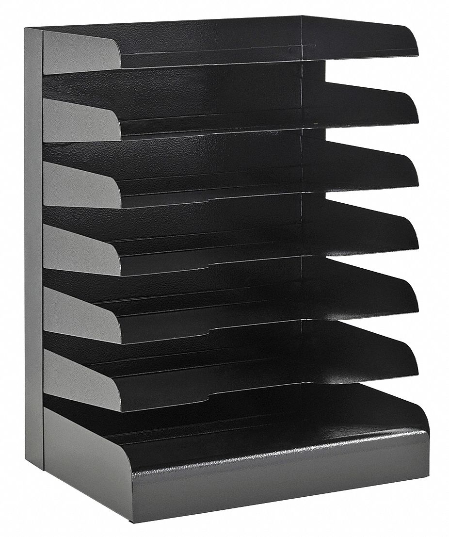 BUDDY PRODUCTS, 7 Compartments, Steel, Desktop Separator - 49J389|0407 ...
