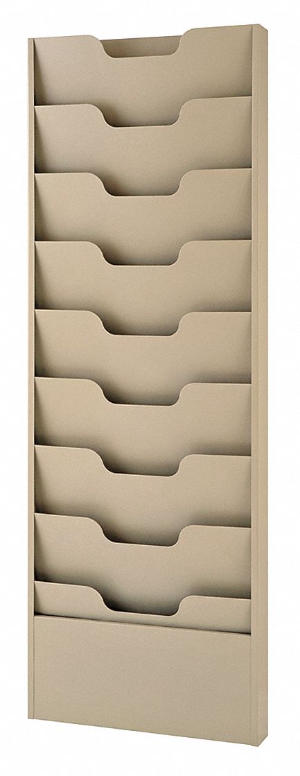 BUDDY PRODUCTS, 9 Compartments, Steel, Wall File - 49J428|0806-6 - Grainger