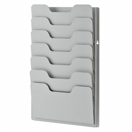 BUDDY PRODUCTS, 7 Compartments, Steel, Wall File - 49J429|0810-32 ...