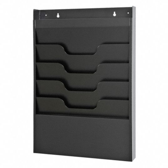 BUDDY PRODUCTS, 4 Compartments, Steel, Wall File - 49J437|0841-4 - Grainger