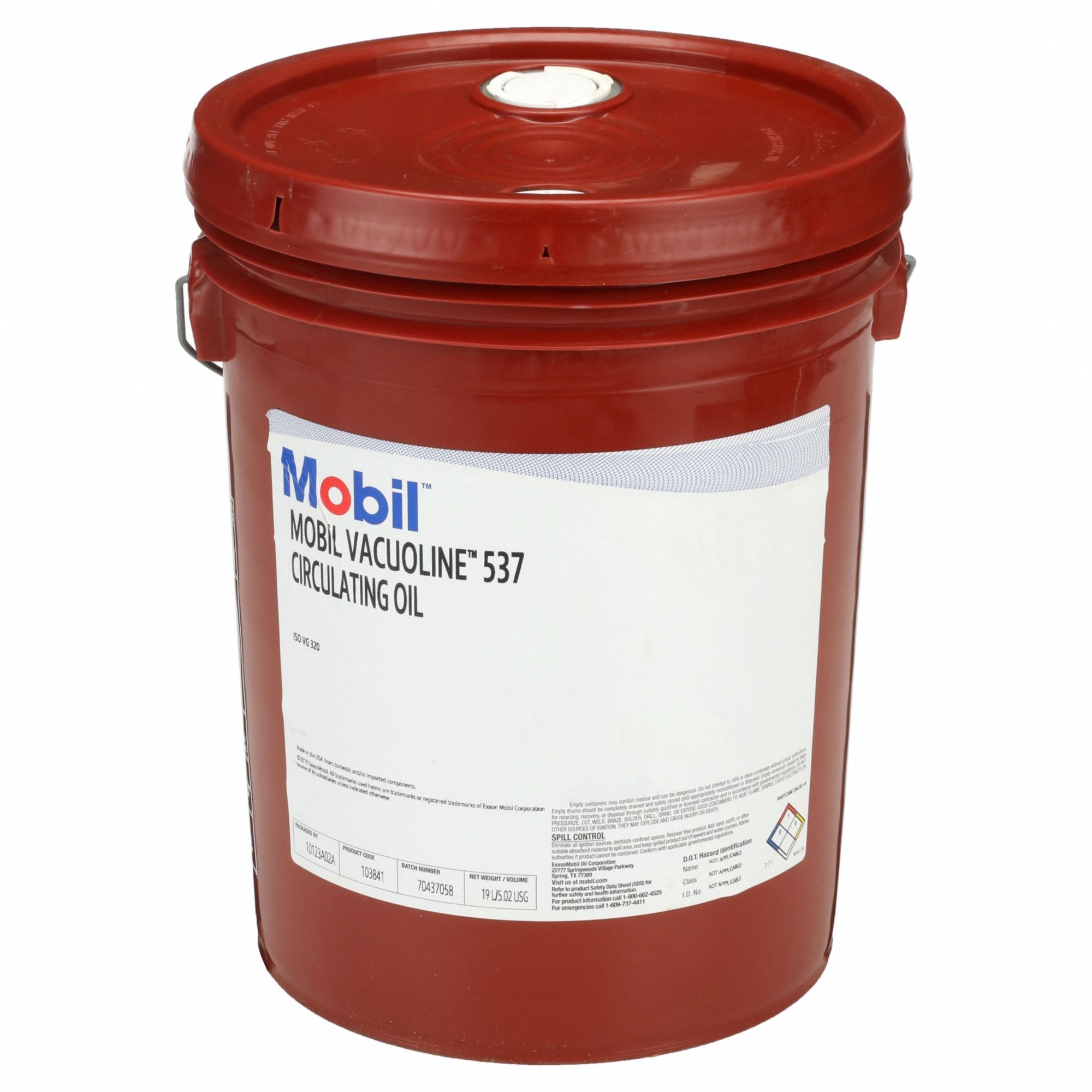 MOBIL, Vacuoline 537, 5 gal, Circulating Oil - 49JM33|103841 - Grainger