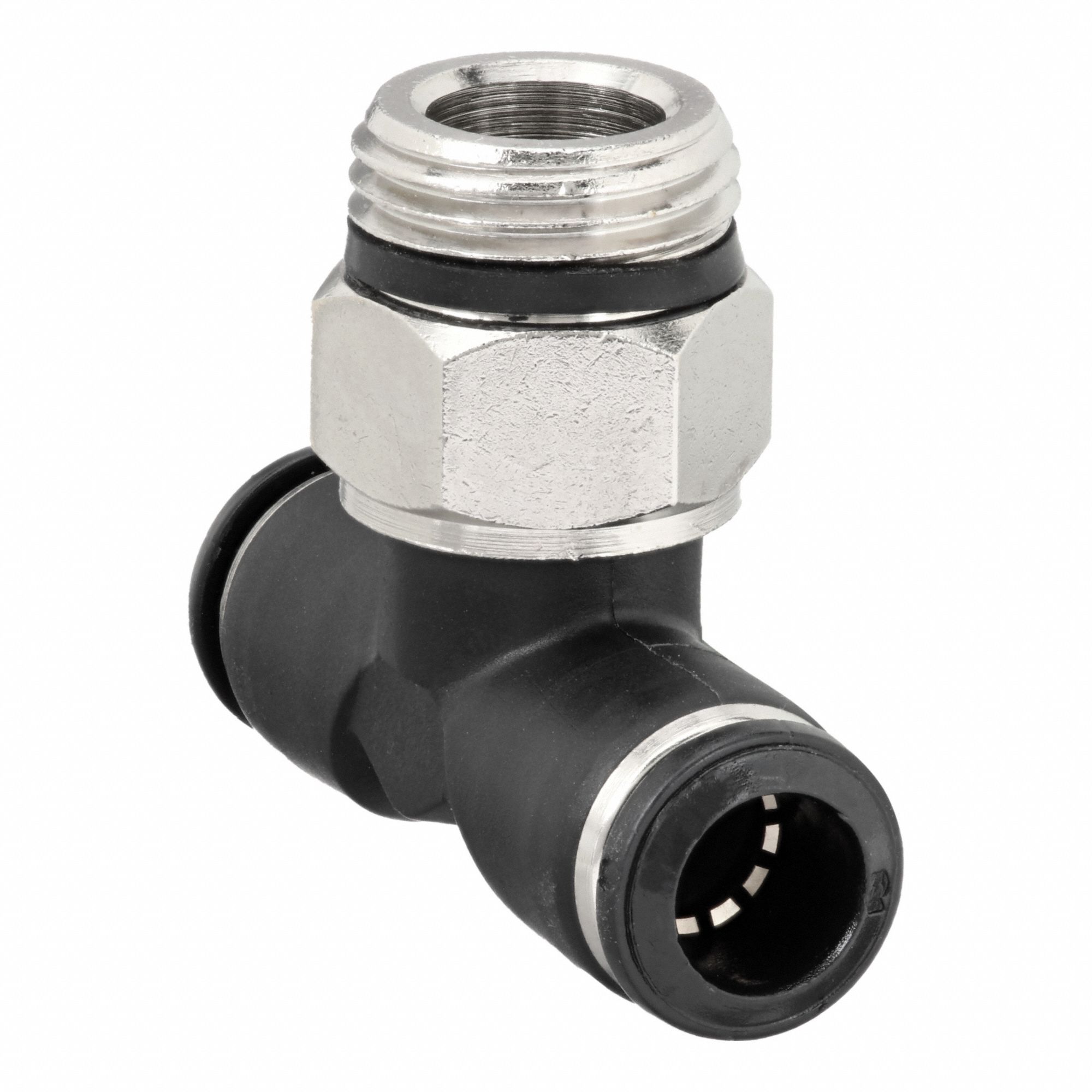 AIGNEP USA, 10 mm OD x 3/8 in Pipe x 10 mm OD Size, Nylon, Push-Fit Tee Fitting - 49JV48|55210 ...