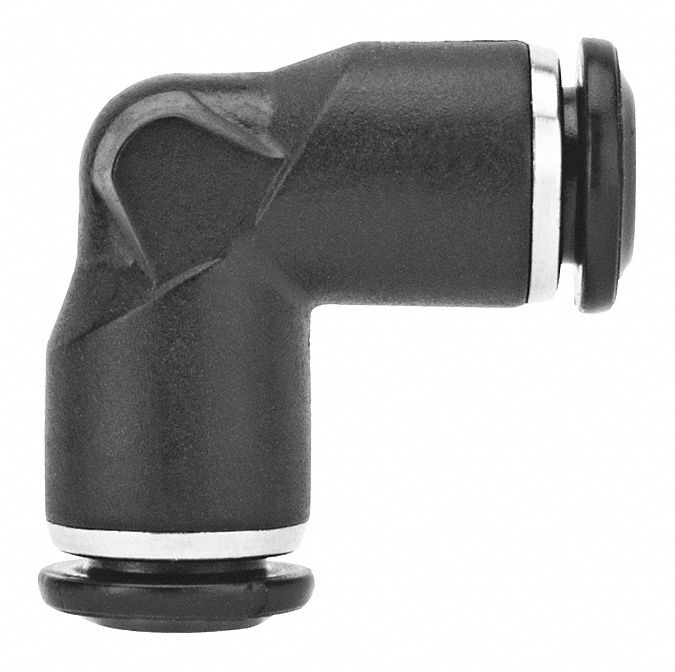 AIGNEP USA, 4 mm OD x 4 mm OD Size, Push-to-Connect x Push-to-Connect, Push-Fit Adapter Fitting ...