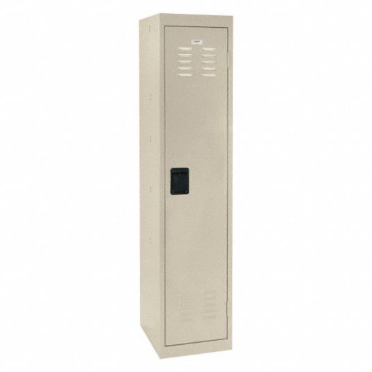 SANDUSKY, 15 in x 18 in x 66 in, Louvered, Wardrobe Locker - 49K113 ...