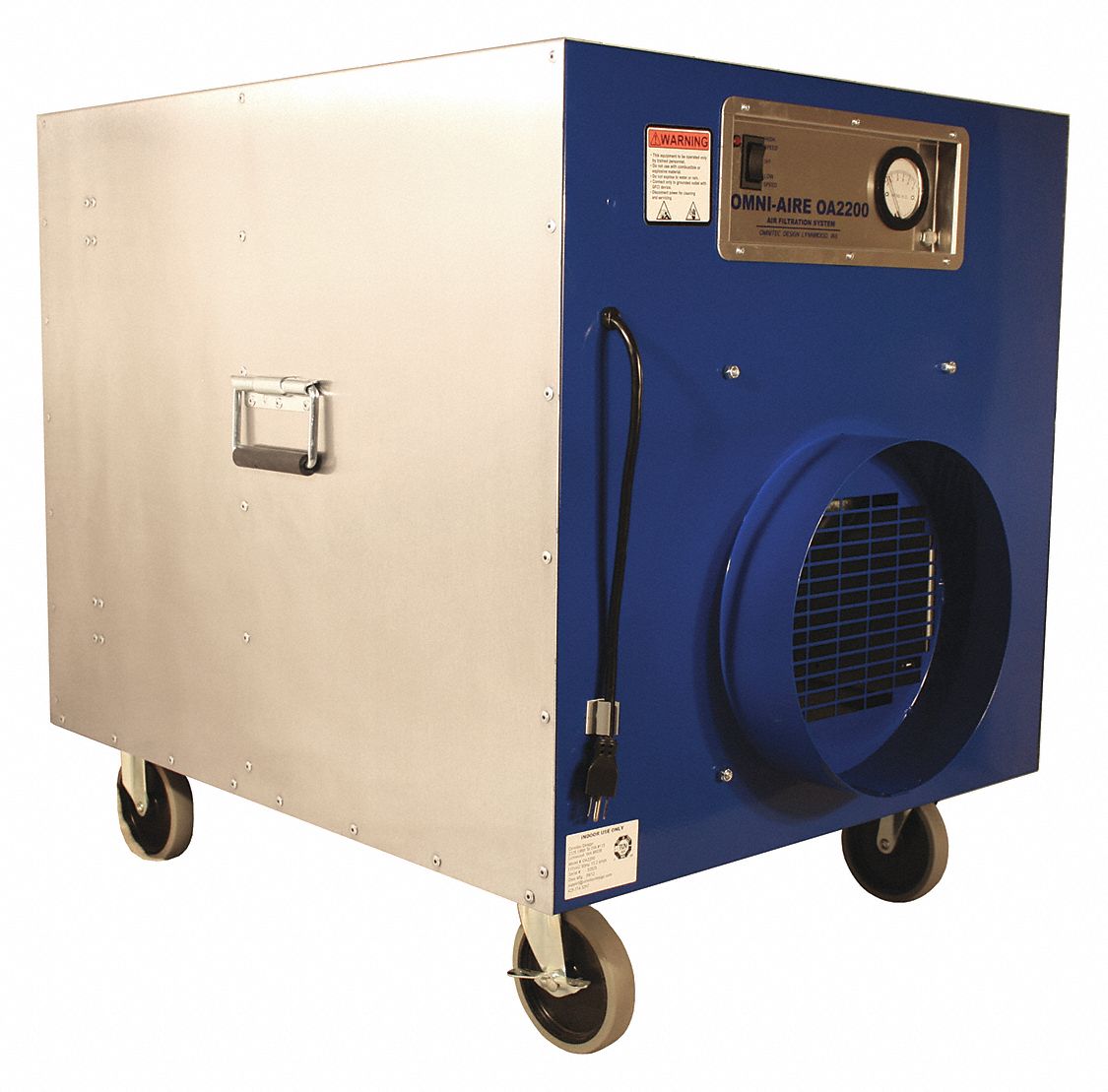 OMNITEC DESIGN INC., 70 dB Max Noise Level, Aluminum, Industrial Air ... OMNITEC DESIGN INC., 70 dB Max Noise Level, Aluminum, Industrial Air ...