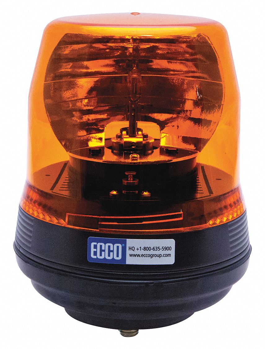 ECCO, Rotating Beacon, Amber, Rotating Beacon - 49KD41|5816A - Grainger
