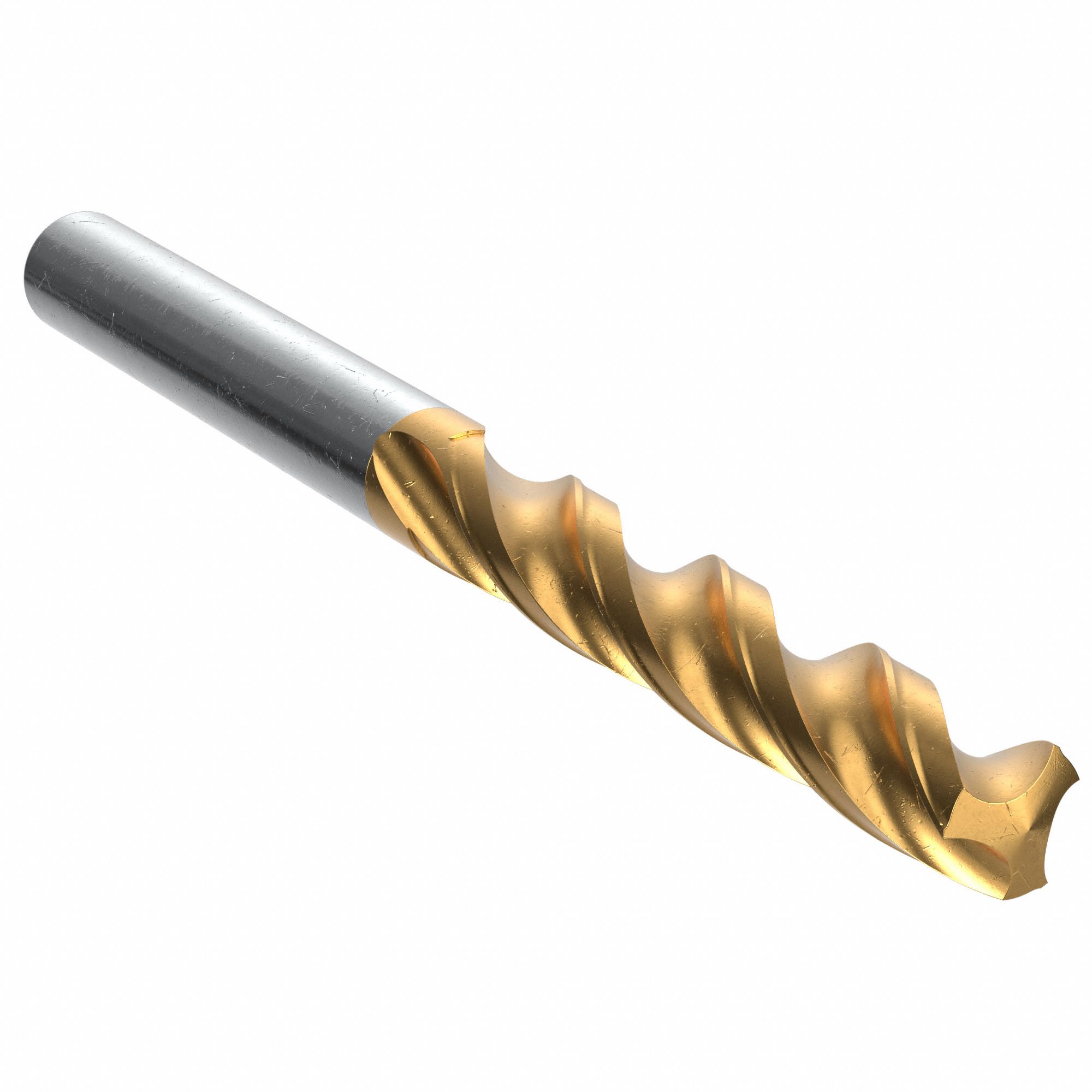 WALTER TITEX, 3 mm, TiN-Coated Carbide, Screw Machine Drill Bit ...