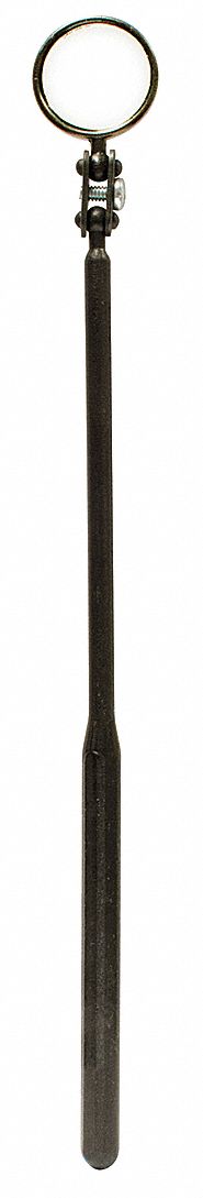 MAG-MATE, 7/8 in Dia Mirror Size, Mirr. Mat. Glass, Inspection Mirror ...
