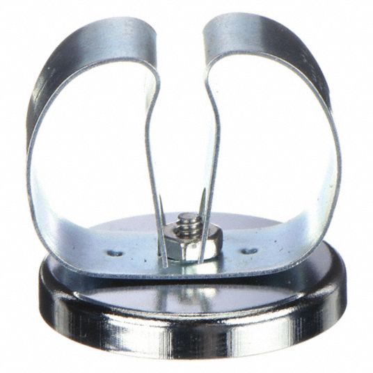 MAG-MATE, Ceramic Magnet, 14 lb Max. Pull, Magnet with Clip - 49M014 ...