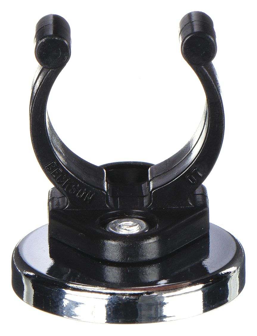 MAG-MATE, Ceramic Magnet, 14 lb Max. Pull, Magnet with Clip - 49M023 ...