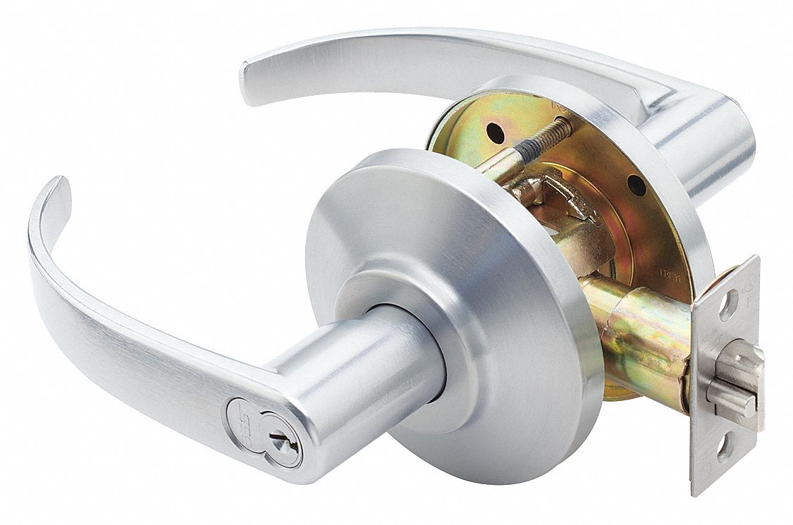 BEST, Storeroom Lever Locksets, Chrome, Door Lockset - 49M857 ...