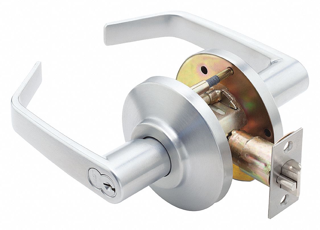 BEST, Classroom Lever Locksets, Chrome, Door Lockset - 49M860 ...