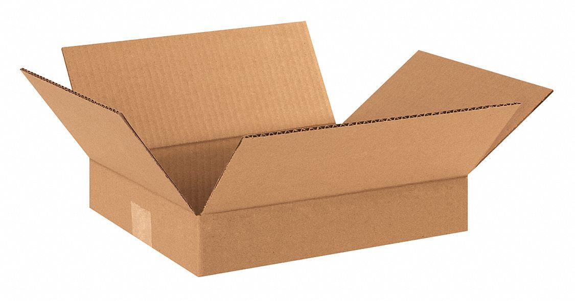 Shipping Box,Single Wall,32 ECT,PK25 - Grainger
