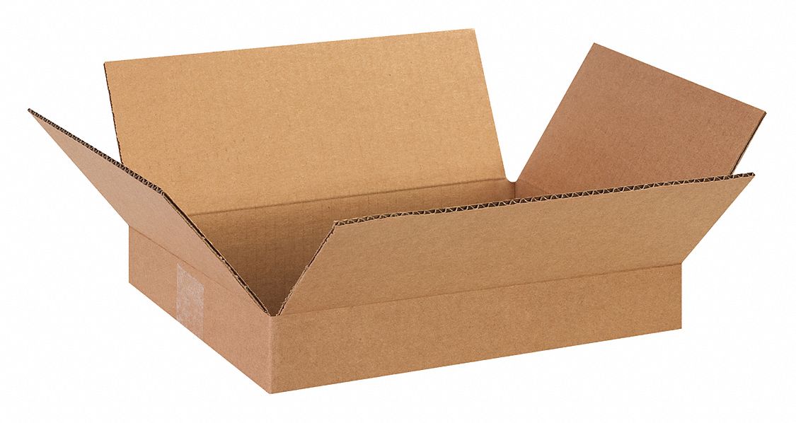 Shipping Box,Single Wall,32 ECT,PK25 - Grainger