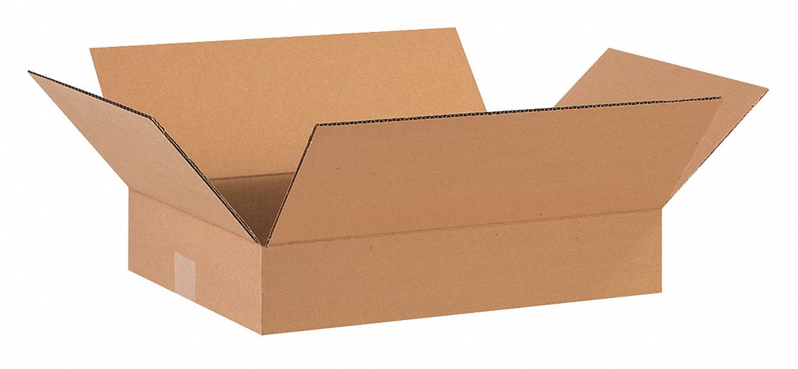Shipping Box,Single Wall,32 ECT,PK25 - Grainger