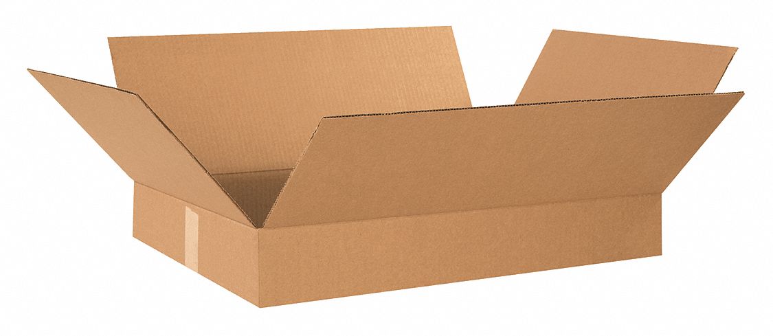 Shipping Box,Single Wall,32 ECT,PK25 - Grainger
