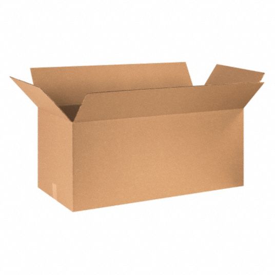 Shipping Box,Single Wall,32 ECT,PK10 - Grainger