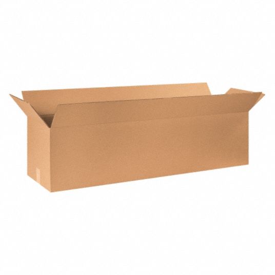 PARTNERS BRAND Long Corrugated Boxes, 48x12x12", PK10 - 51NA90|481212 ...