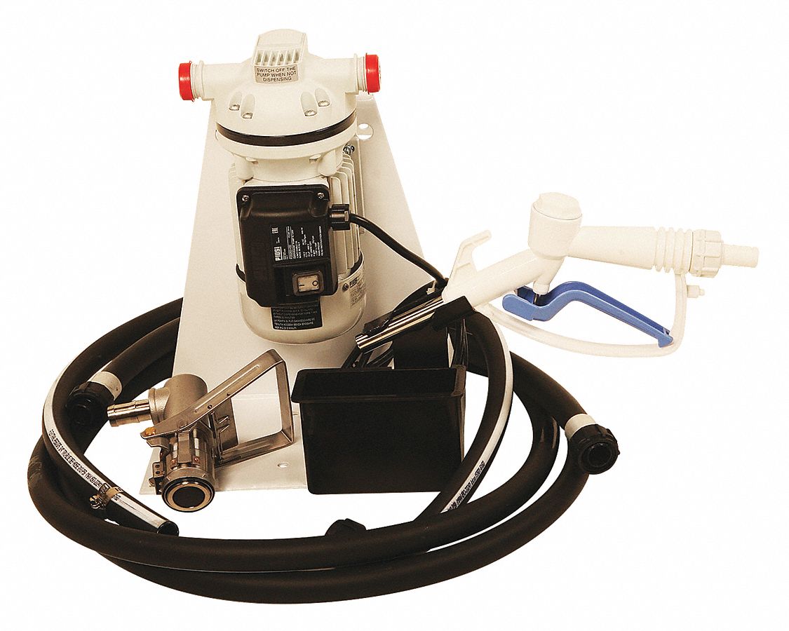 LIQUIDYNAMICS INC., 115 V AC, 1/10 hp HP, Electric Drum Pump - 49NT49 ...