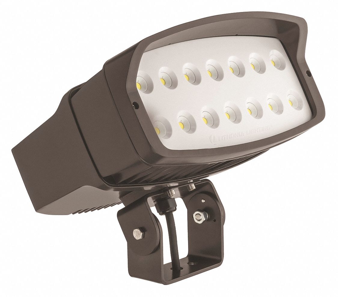 LITHONIA LIGHTING Floodlight, LED, 16, 902 lm, 151W - 49NW64|OFL2 LED ...