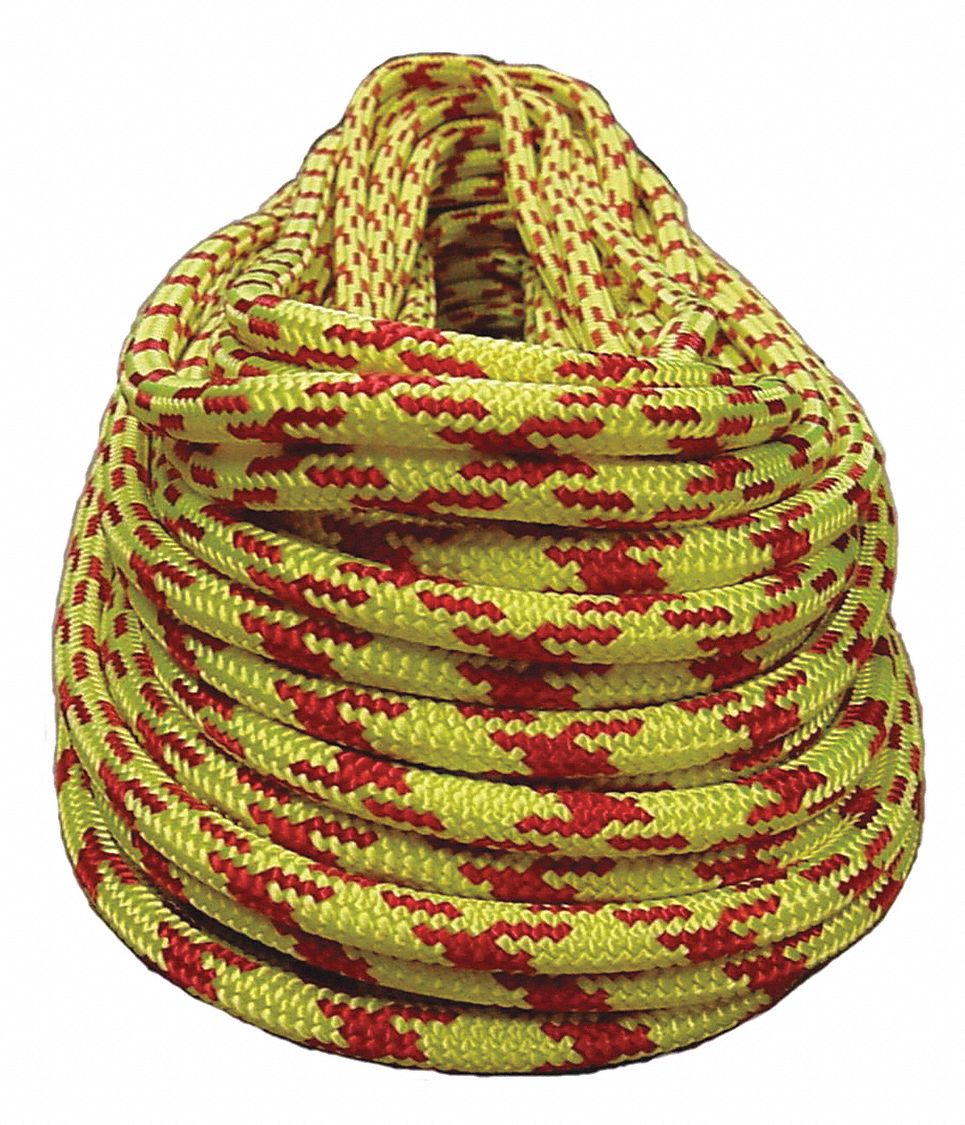 ALL GEAR, Braid, 7/16 in Dia, Rope - 49P102|AG24SP716120RY - Grainger