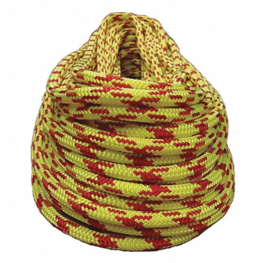 ALL GEAR, Braid, 7/16 in Dia, Rope - 49P102|AG24SP716120RY - Grainger