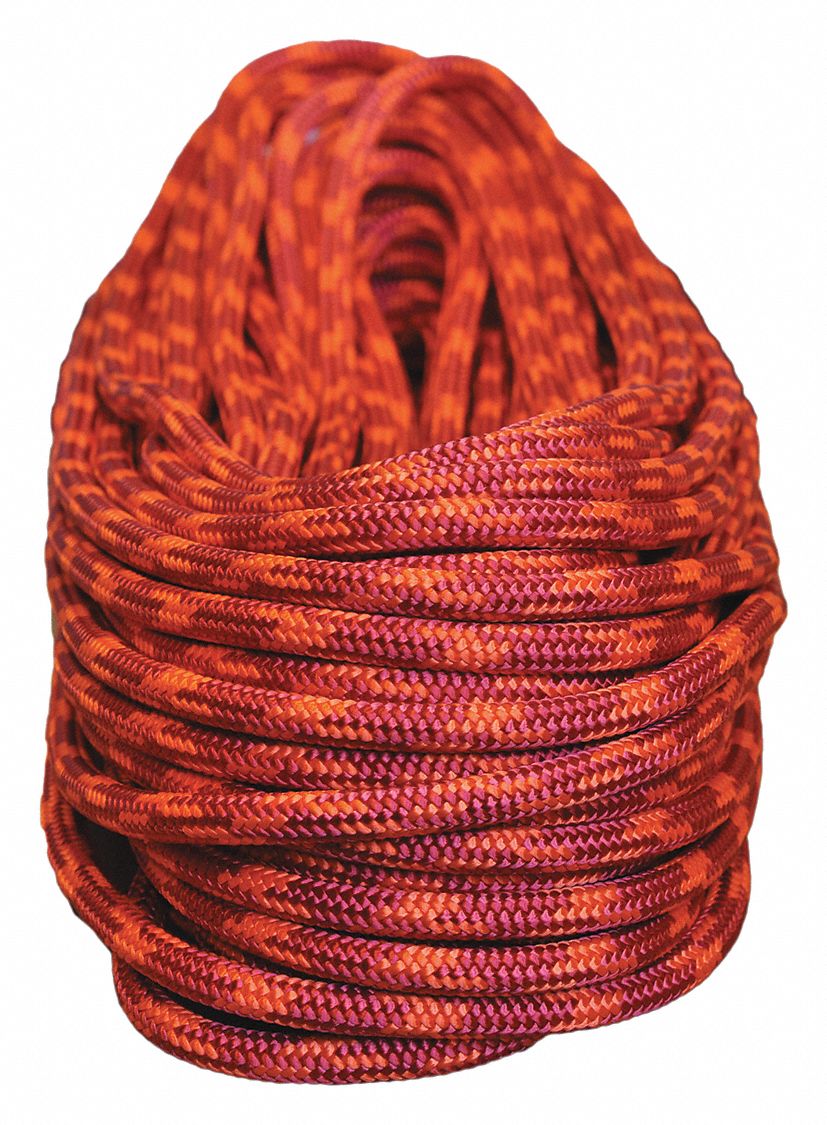 ALL GEAR, Braid, 7/16 in Dia, Rope - 49P104|AG24SP716120RO - Grainger